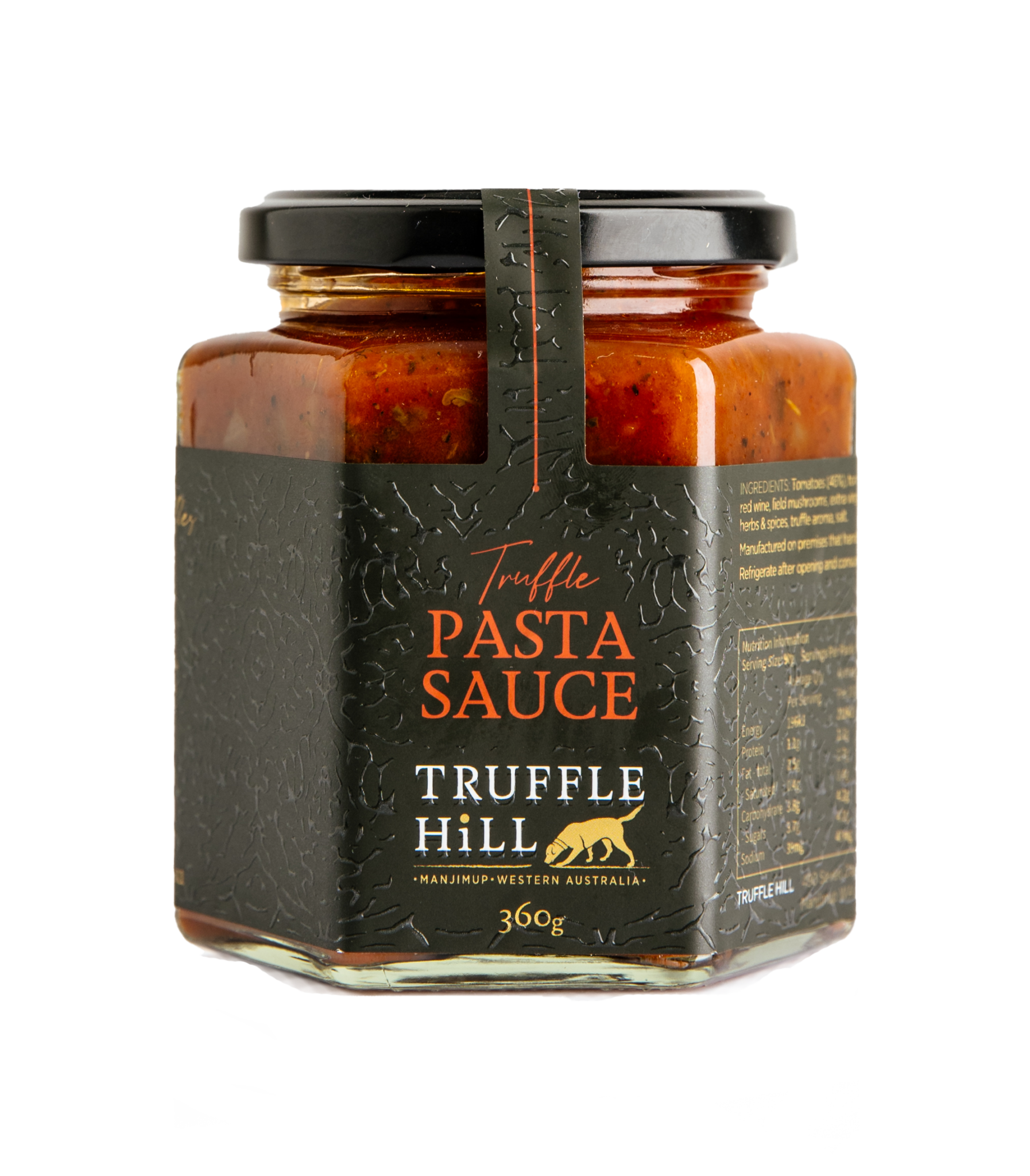 Truffle Hill Pasta Sauce: Tomato & Black Truffle Perfection